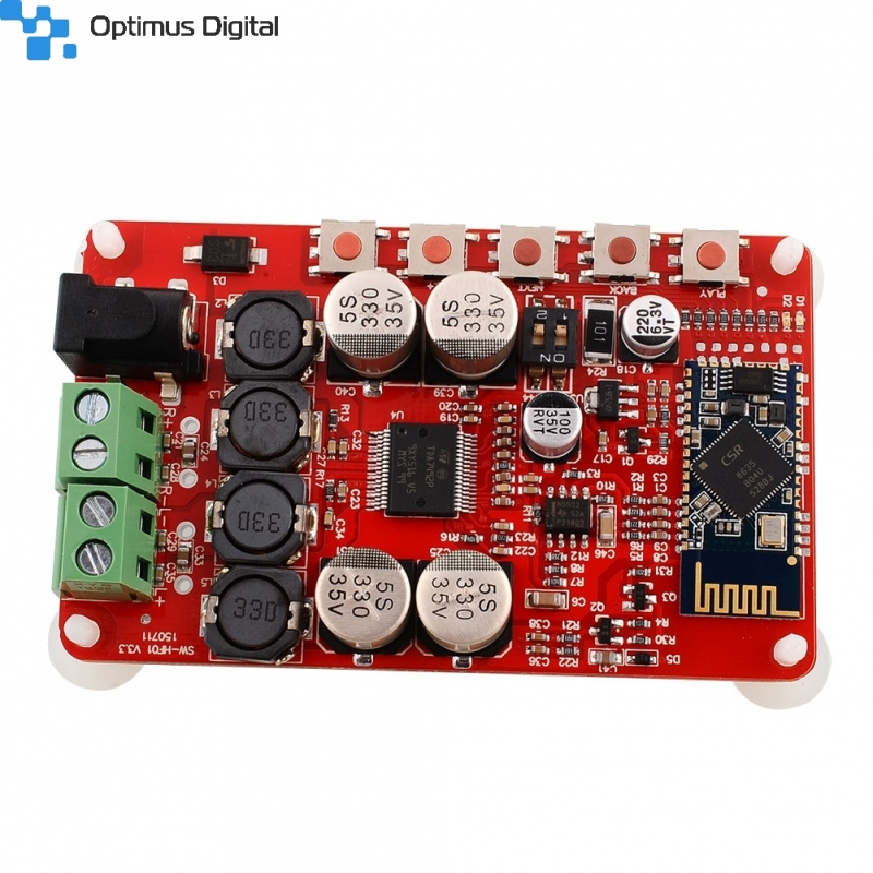 Modul Amplificator Audio TDA7492P cu Receptor Bluetooth 4.0